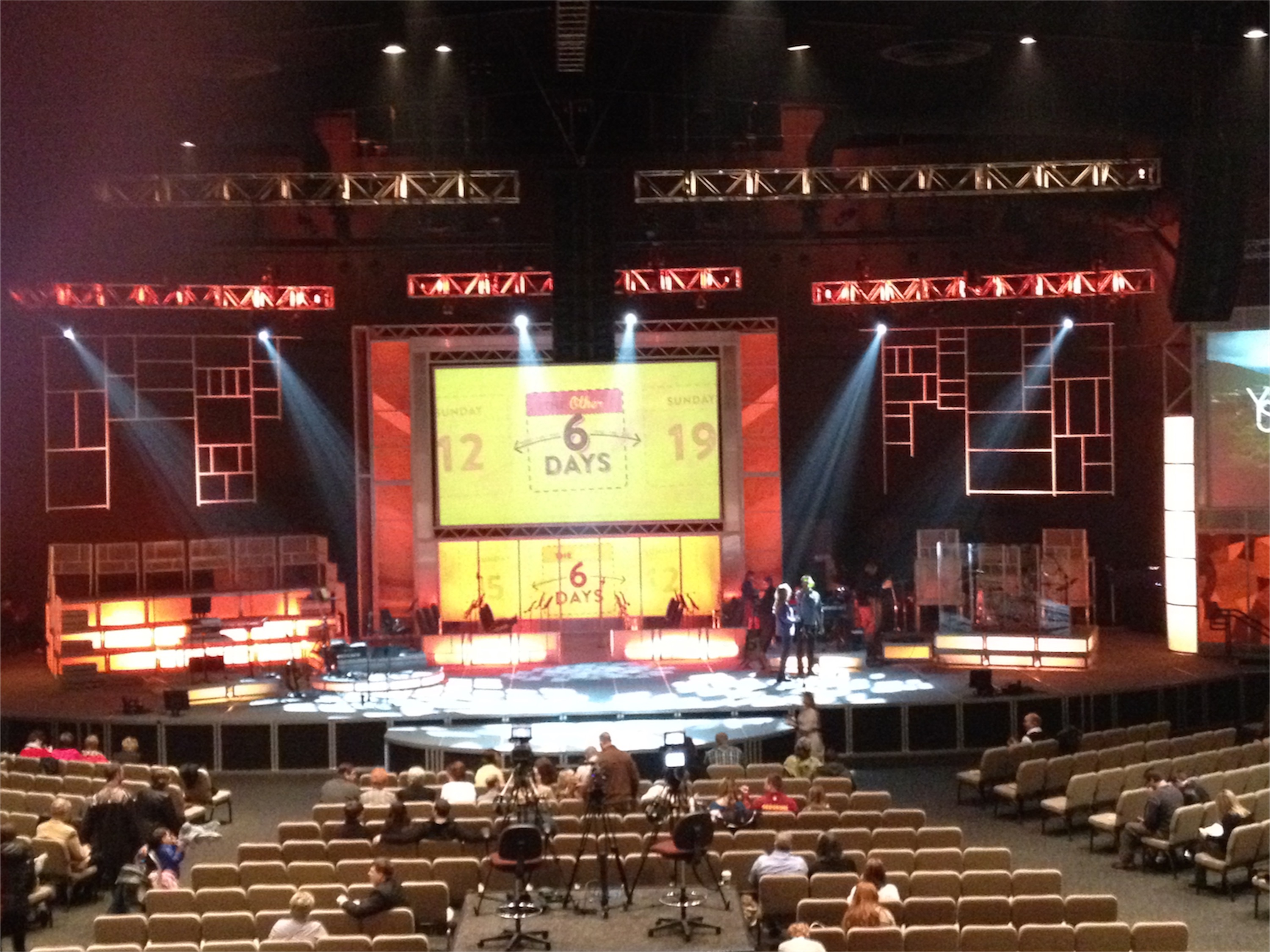Pipe Grid - Church Stage Design Ideas