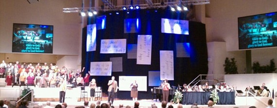 Looming Questions - Church Stage Design Ideas