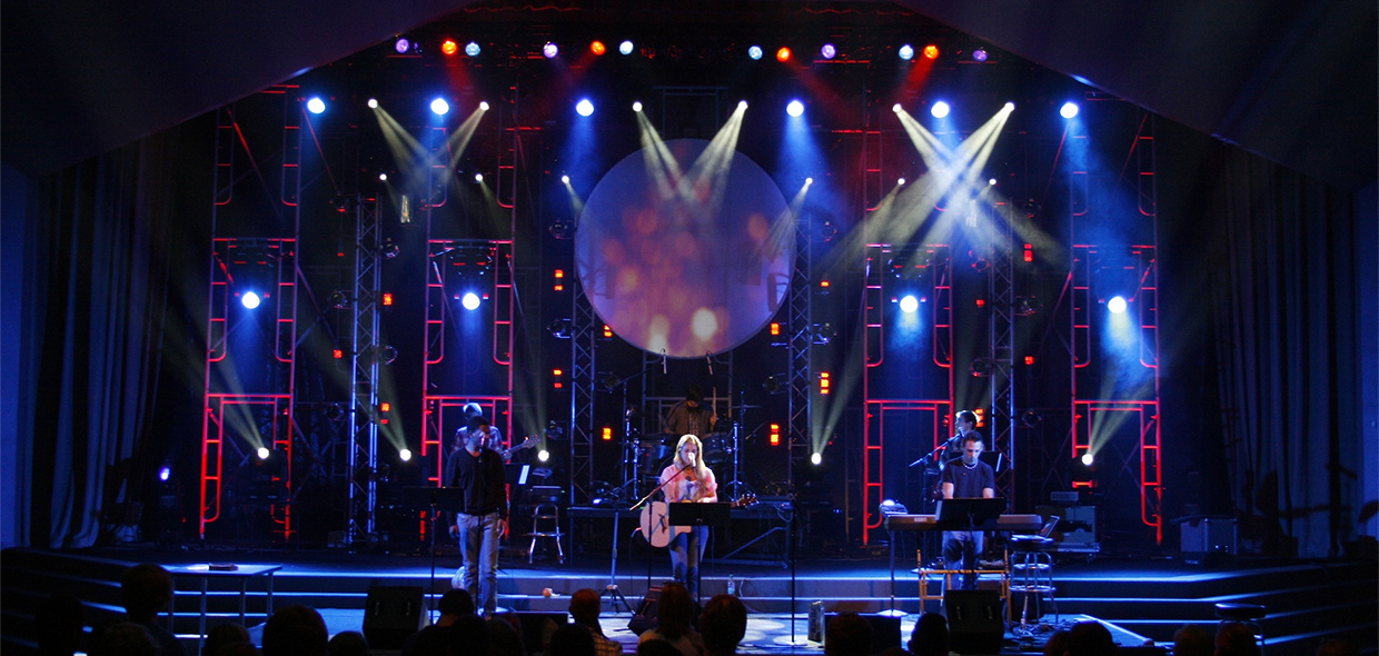 Throwback: Scaffolding - Church Stage Design Ideas