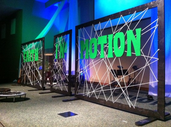 Letters in a Web - Church Stage Design Ideas - Scenic sets and stage ...