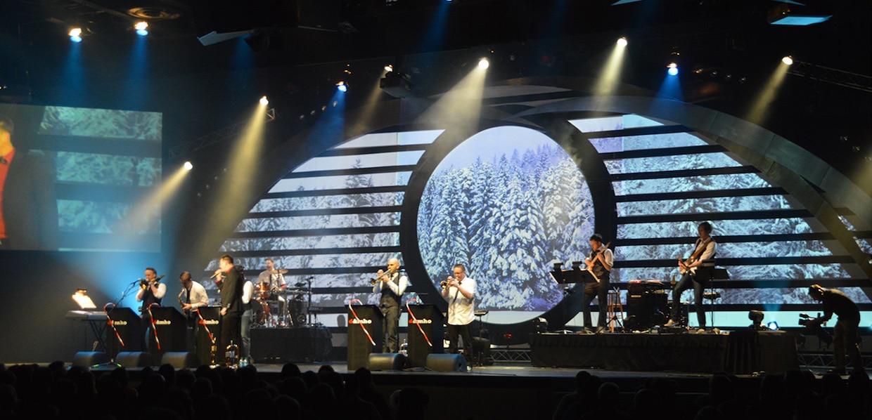 Waves to the World - Church Stage Design Ideas