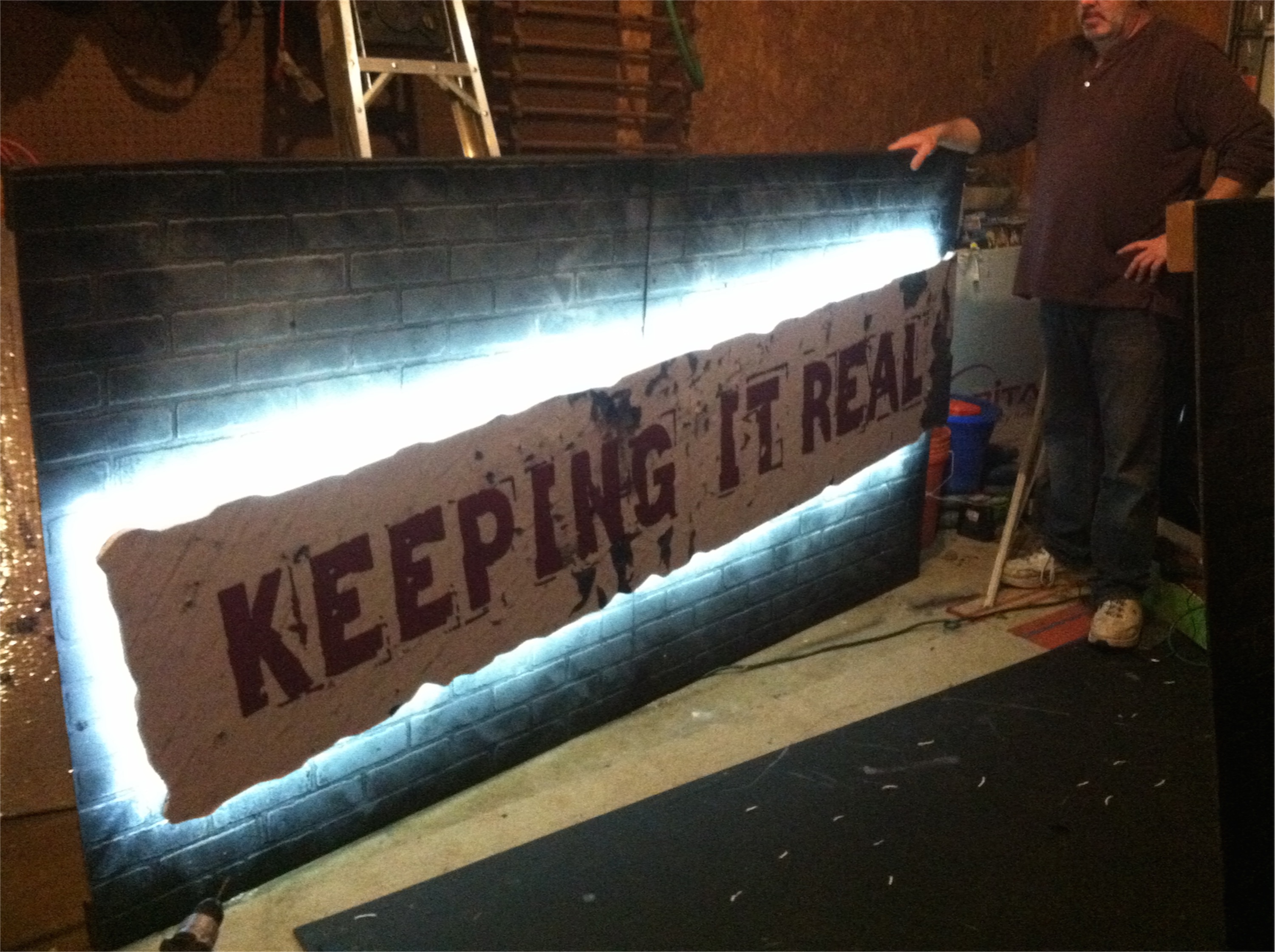 Brick Signs - Church Stage Design Ideas - Scenic sets and stage design ...