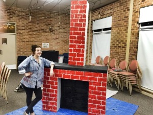 Homemade Fireplace Prop - Church Stage Design Ideas - Scenic sets and ...