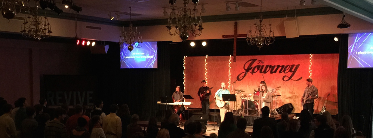 String Typography - Church Stage Design Ideas