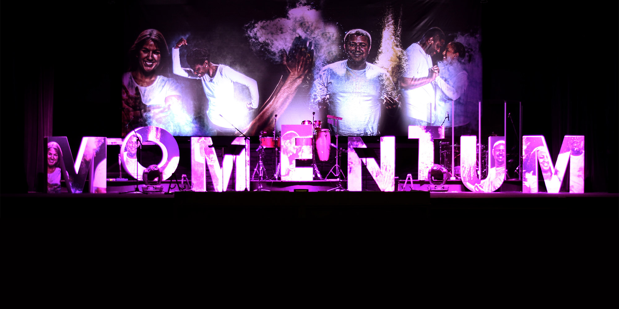 Extruded Letters - Church Stage Design Ideas