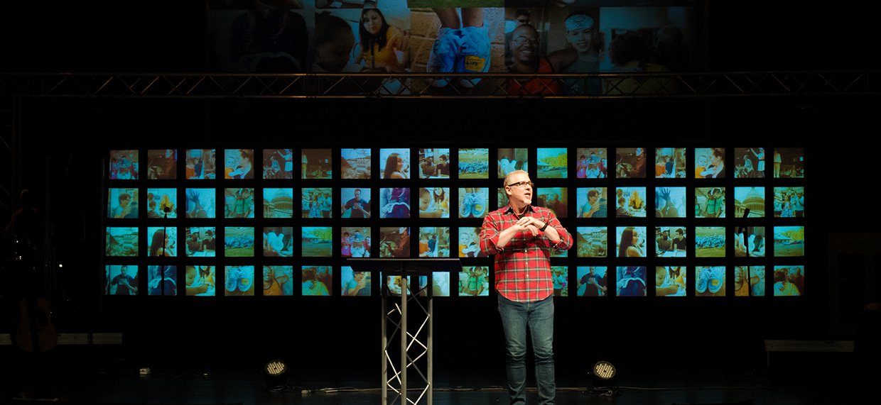 Paneled Projection - Church Stage Design Ideas