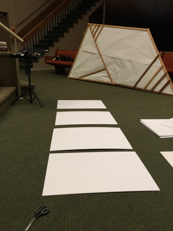 Lit Up Grid - Church Stage Design Ideas