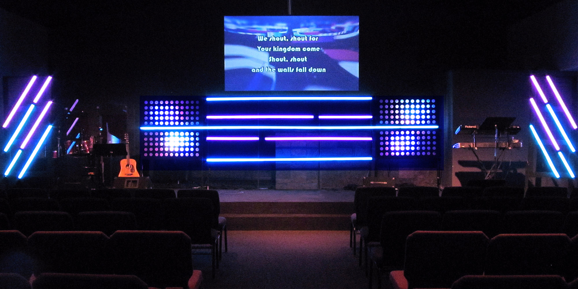 Notes and Lines - Church Stage Design Ideas