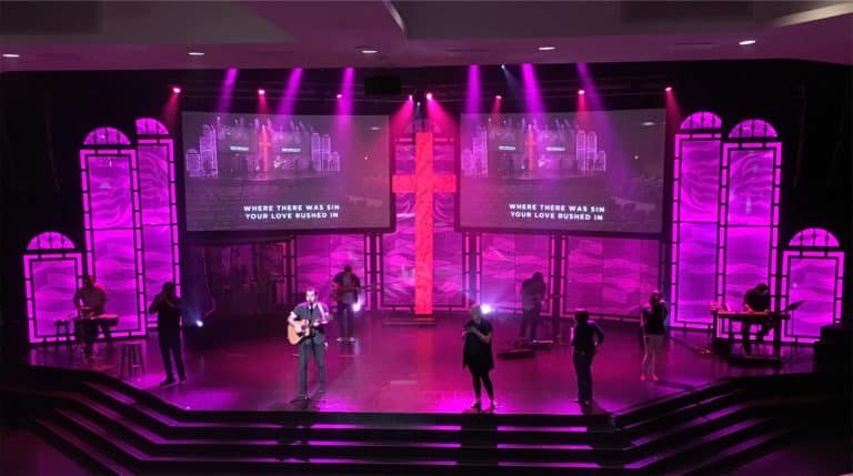 Stained Beauty - Church Stage Design Ideas - Scenic sets and stage ...