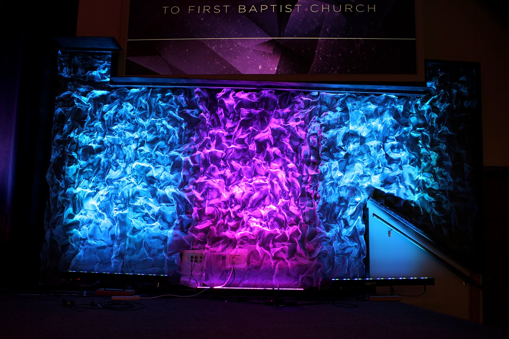 Ripple Wall - Church Stage Design Ideas