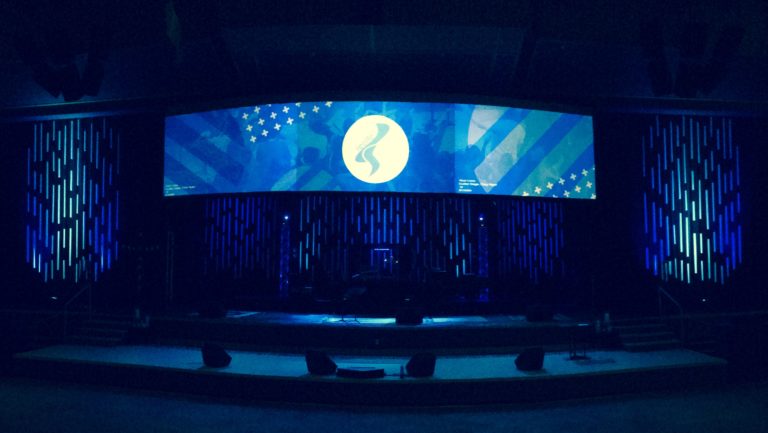 Patterned PVC - Church Stage Design Ideas - Scenic sets and stage ...