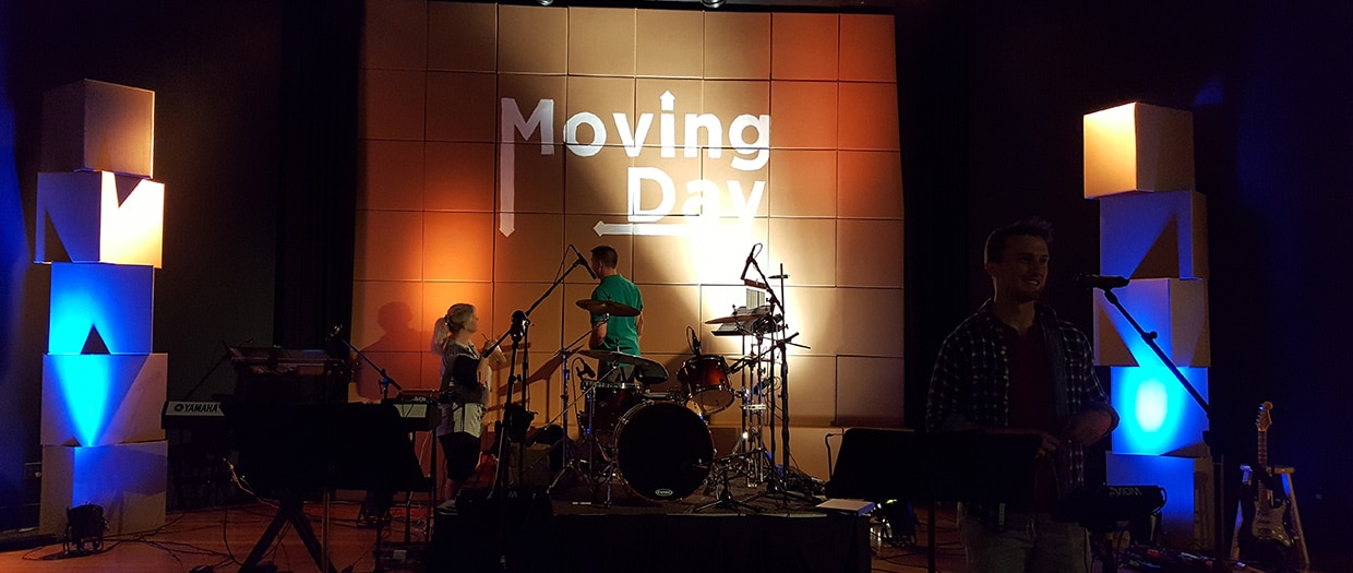 Moving Day - Church Stage Design Ideas