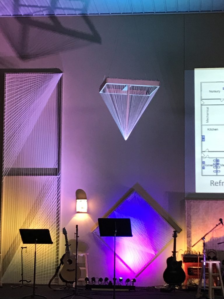 String Pyramids - Church Stage Design Ideas - Scenic sets and stage ...