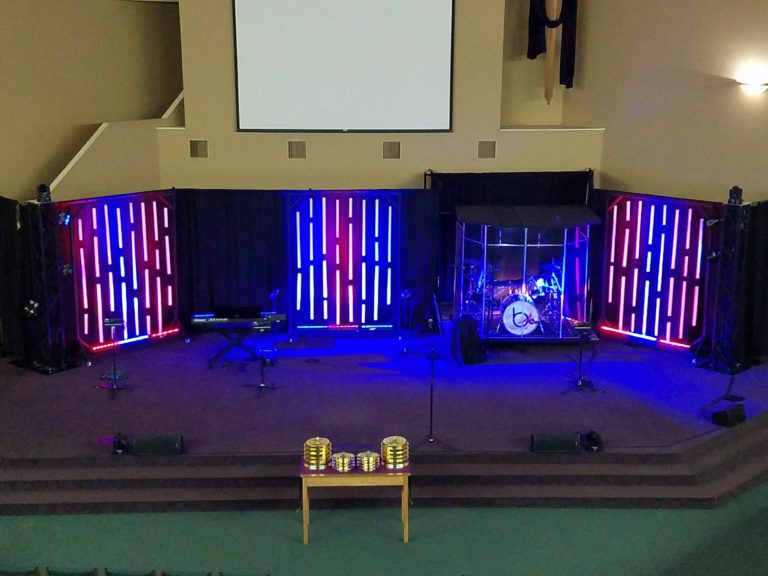 Light Chimes - Church Stage Design Ideas - Scenic sets and stage design ...