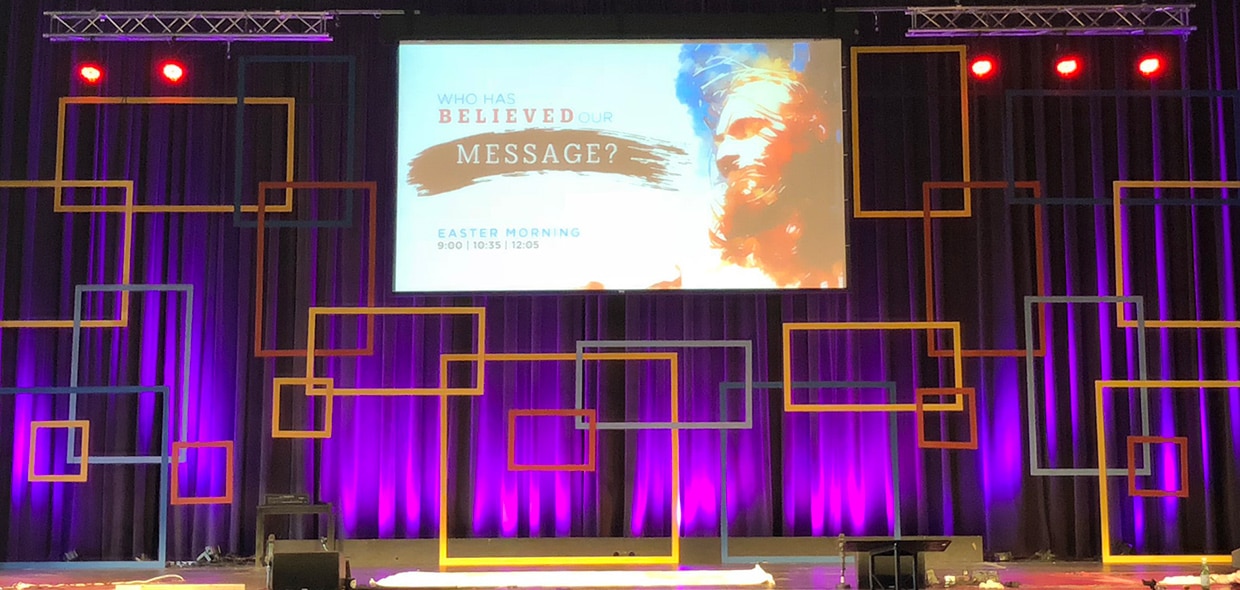 Who Framed Calvary Chapel? - Church Stage Design Ideas