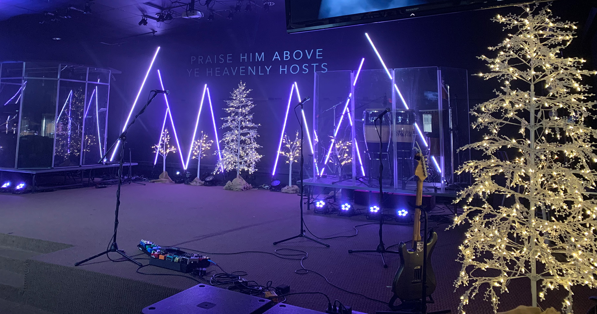 Broken Trees - Church Stage Design Ideas