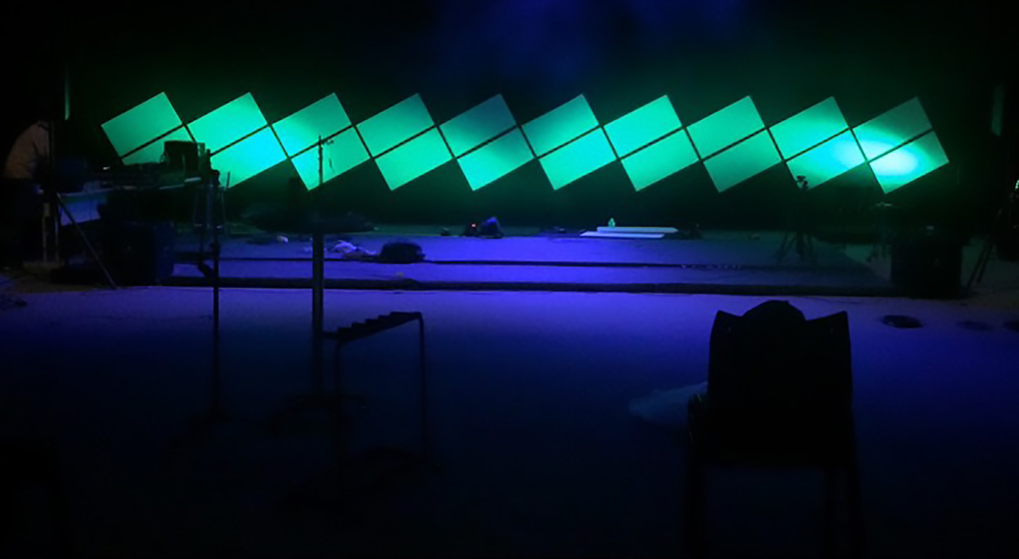 Stacked and Fallen - Church Stage Design Ideas