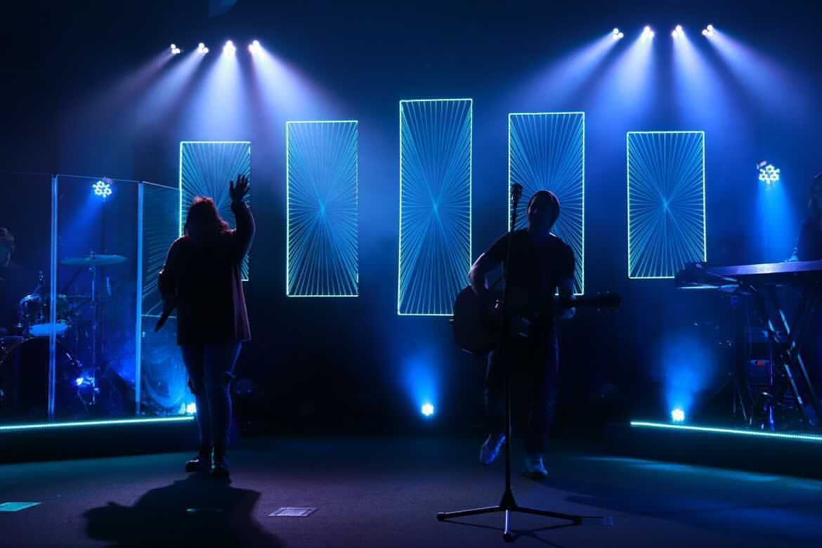 Star Strings - Church Stage Design Ideas - Scenic sets and stage design ...