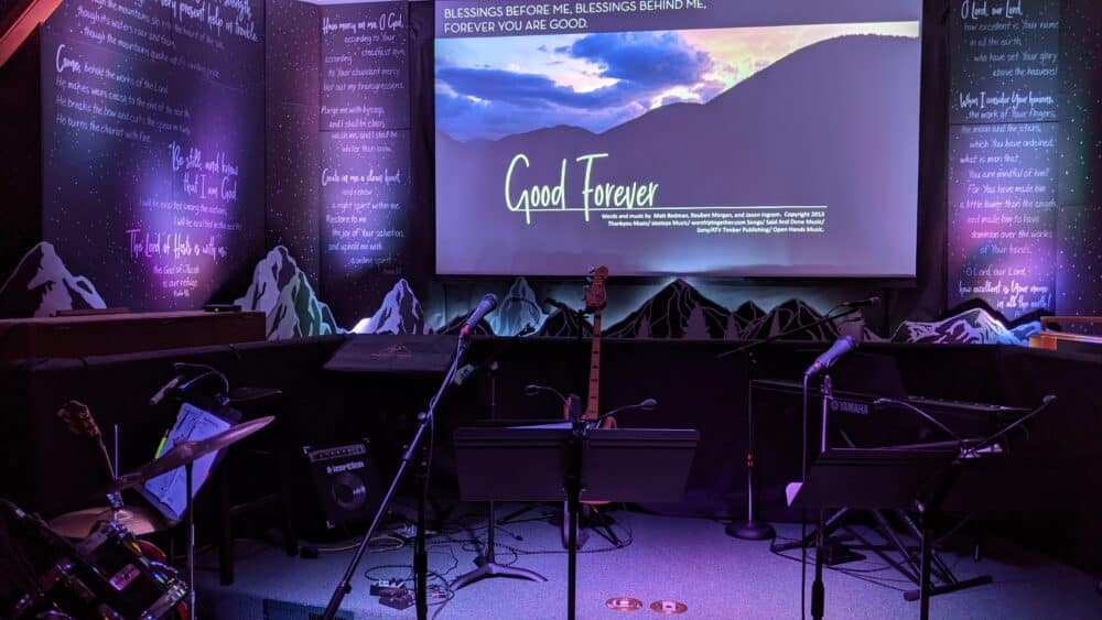 Mountain Range - Church Stage Design Ideas - Scenic sets and stage ...
