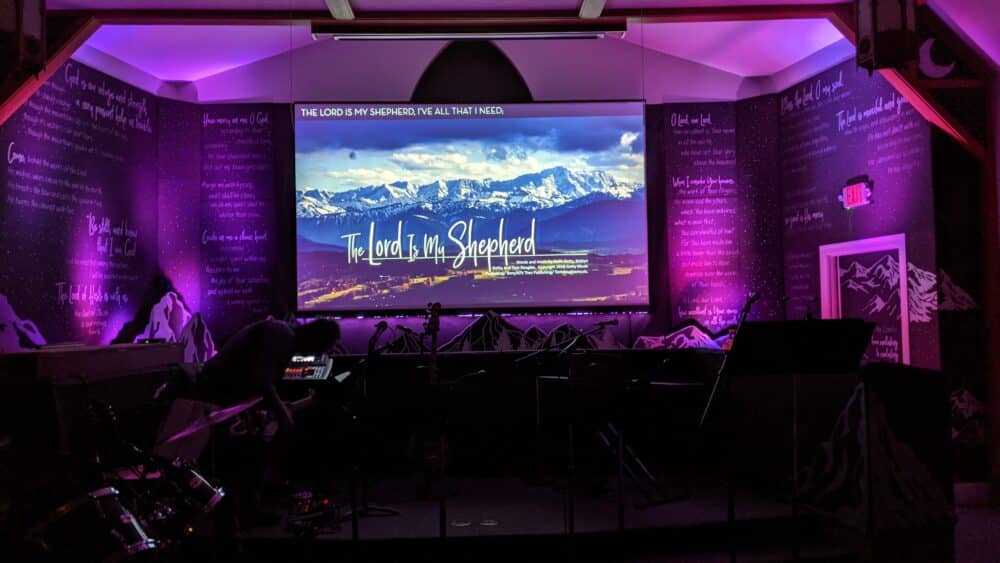 Mountain Range - Church Stage Design Ideas - Scenic sets and stage ...