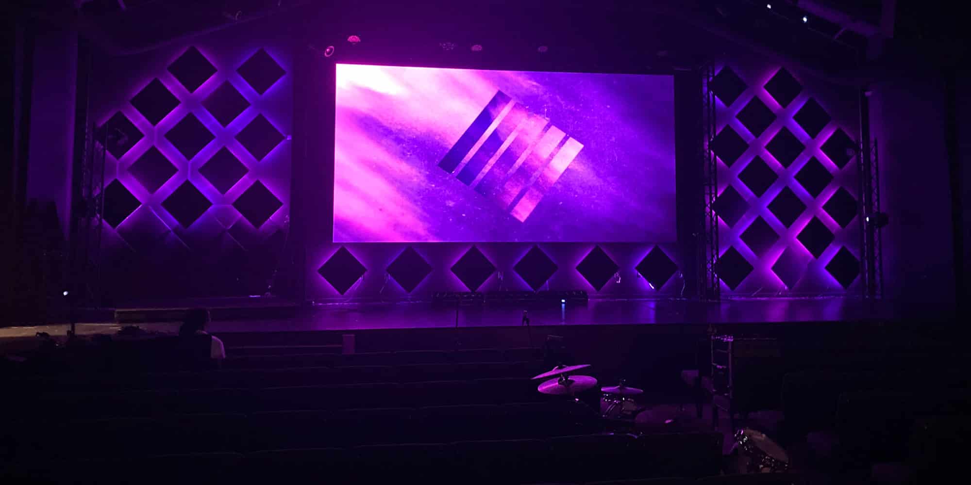 Subtle Squares - Church Stage Design Ideas