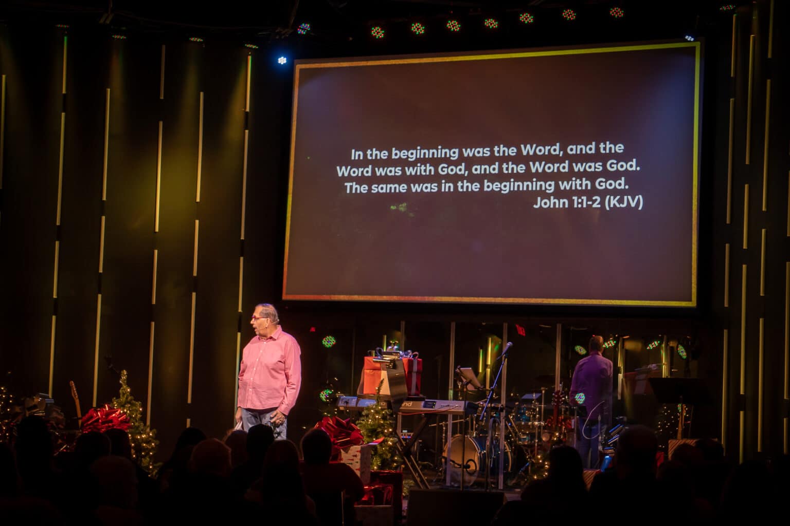 LED Light Transformation - Church Stage Design Ideas - Scenic sets and ...