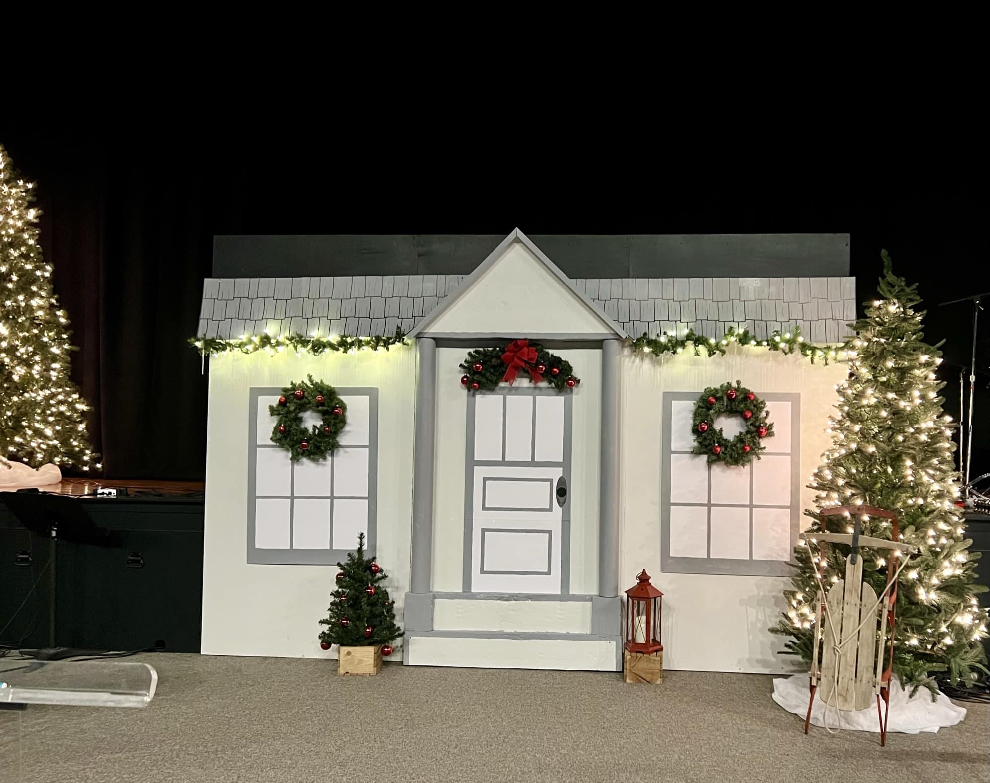 Front Porch Christmas - Church Stage Design Ideas - Scenic sets and ...