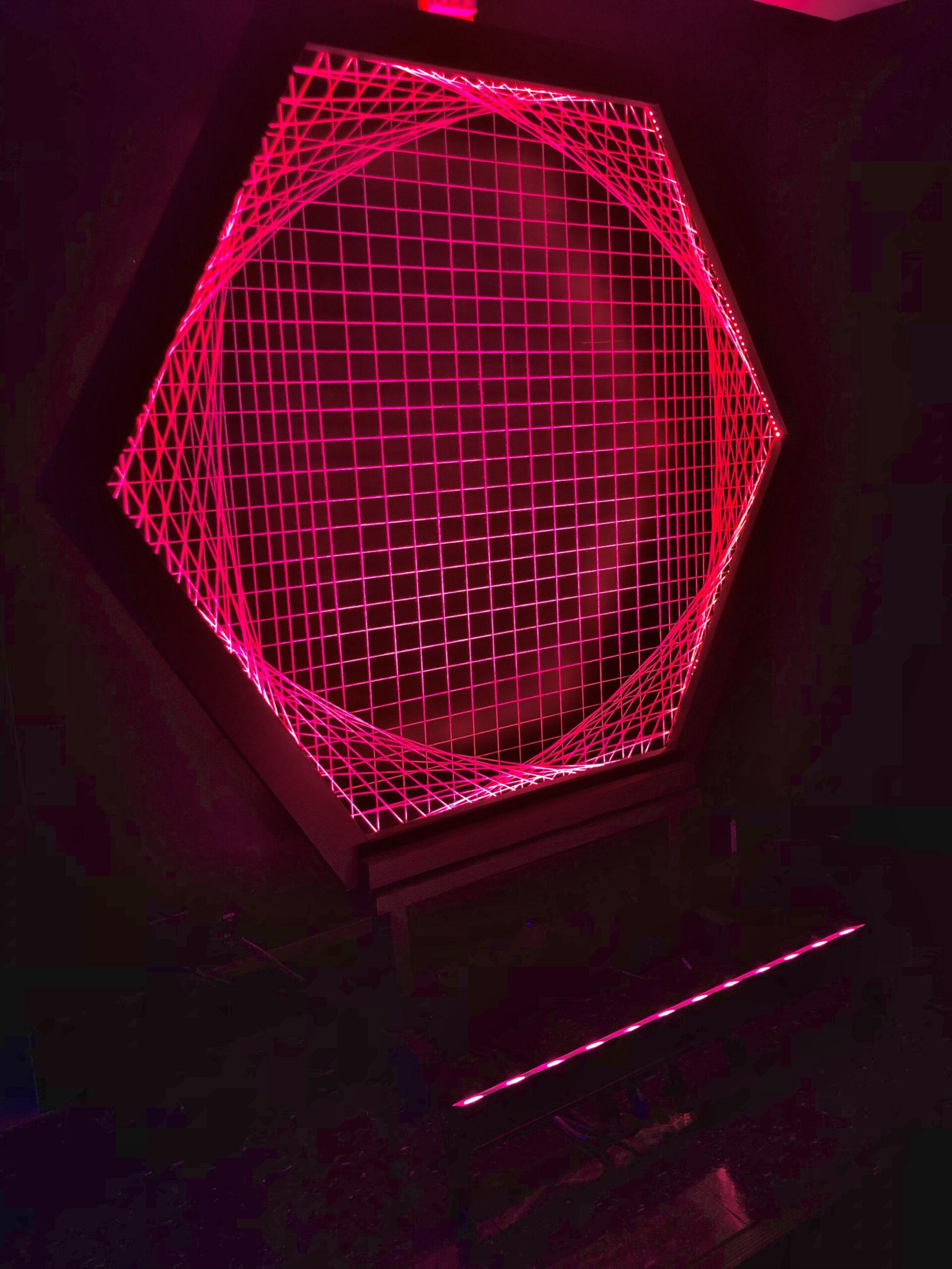 Hexagon String Art - Church Stage Design Ideas - Scenic sets and stage ...